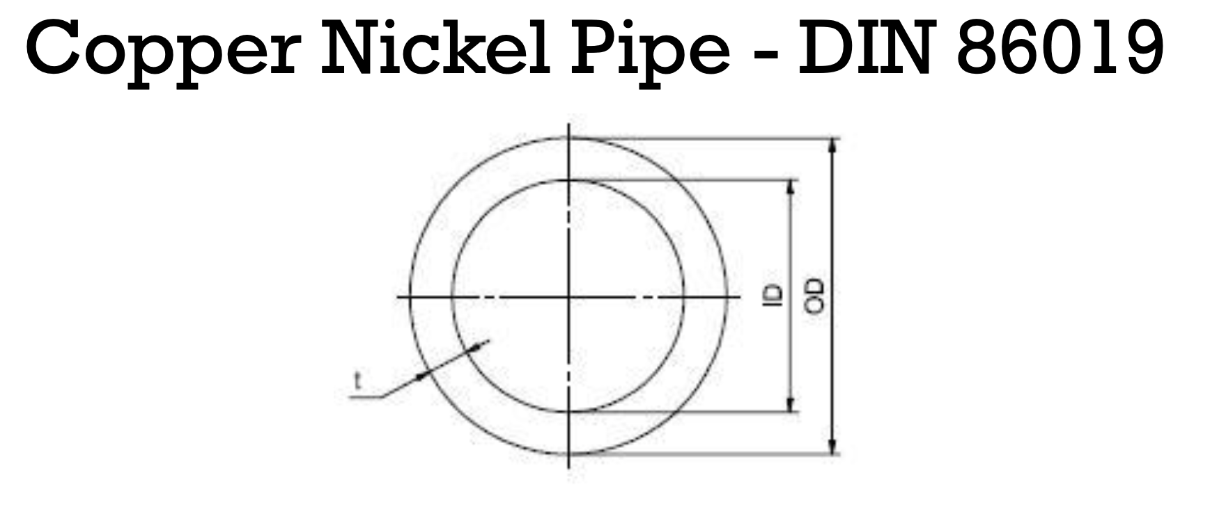 Copper Nickel Pipe - DIN 86019 - Thai Copper Alloy